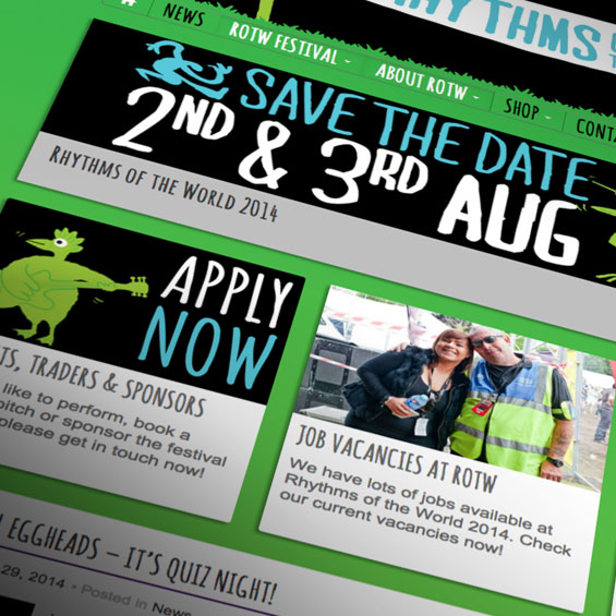 Web Consultancy for ROTW Festival 2014