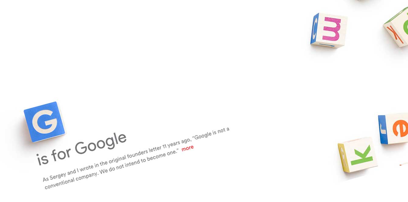 Google Alphabet - Narrative Industries | Digital Agency for Charity ...